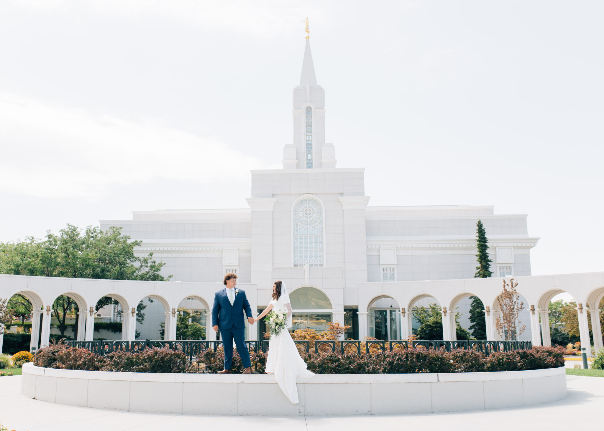 Bountiful Utah Temple Wedding - Grace Summers Photography