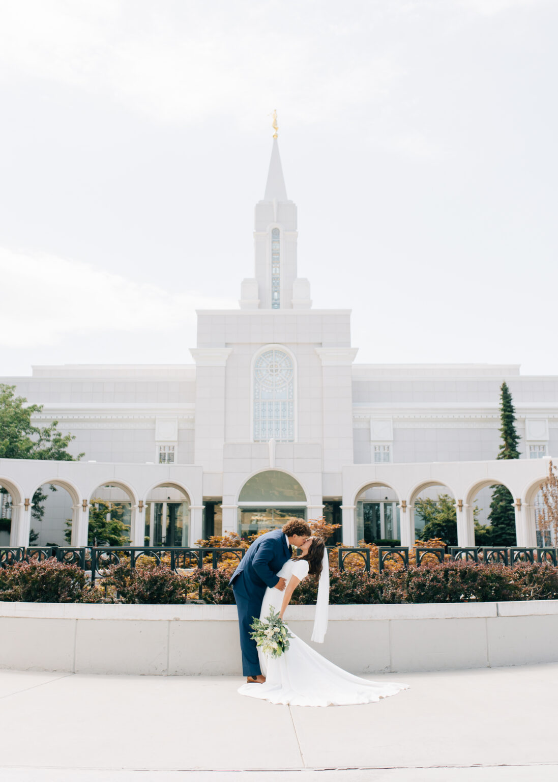 Bountiful Utah Temple Wedding - Grace Summers Photography